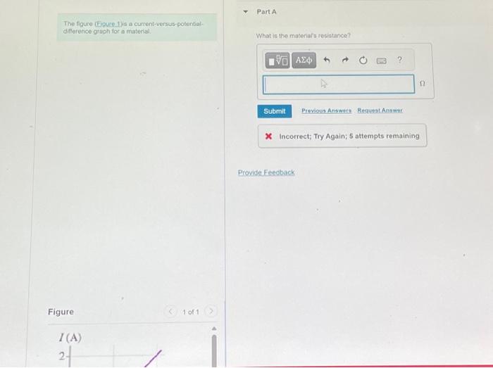 Solved The figure (Epure 1 )s a current-versus-potential. | Chegg.com
