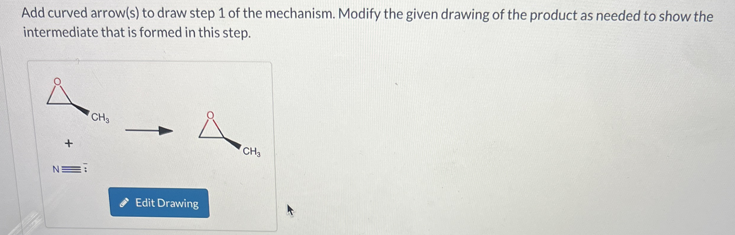 Solved Add curved arrow(s) ﻿to draw step 1 ﻿of the | Chegg.com