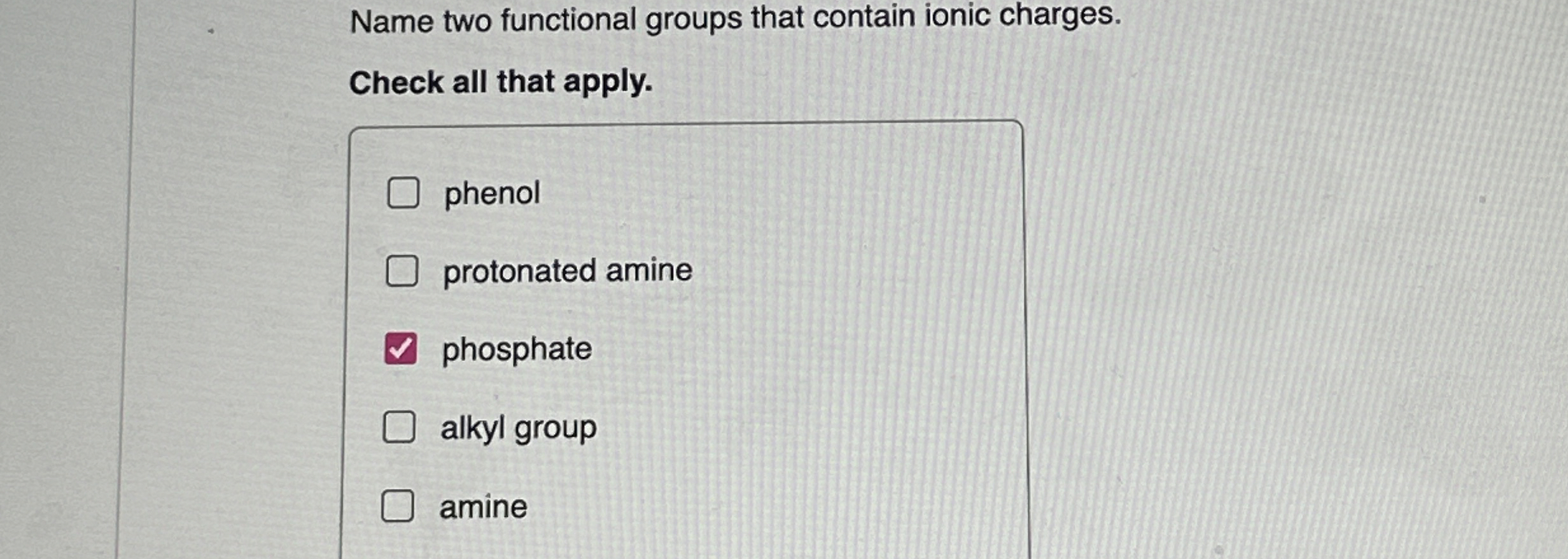 Solved Name two functional groups that contain ionic | Chegg.com