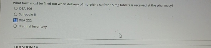 Solved What form must be filled out when delivery of | Chegg.com