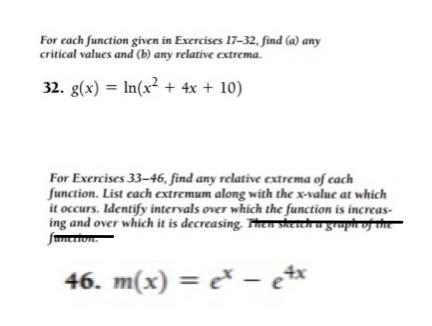 Solved For each function given in Exercises 17-32, find (a) | Chegg.com