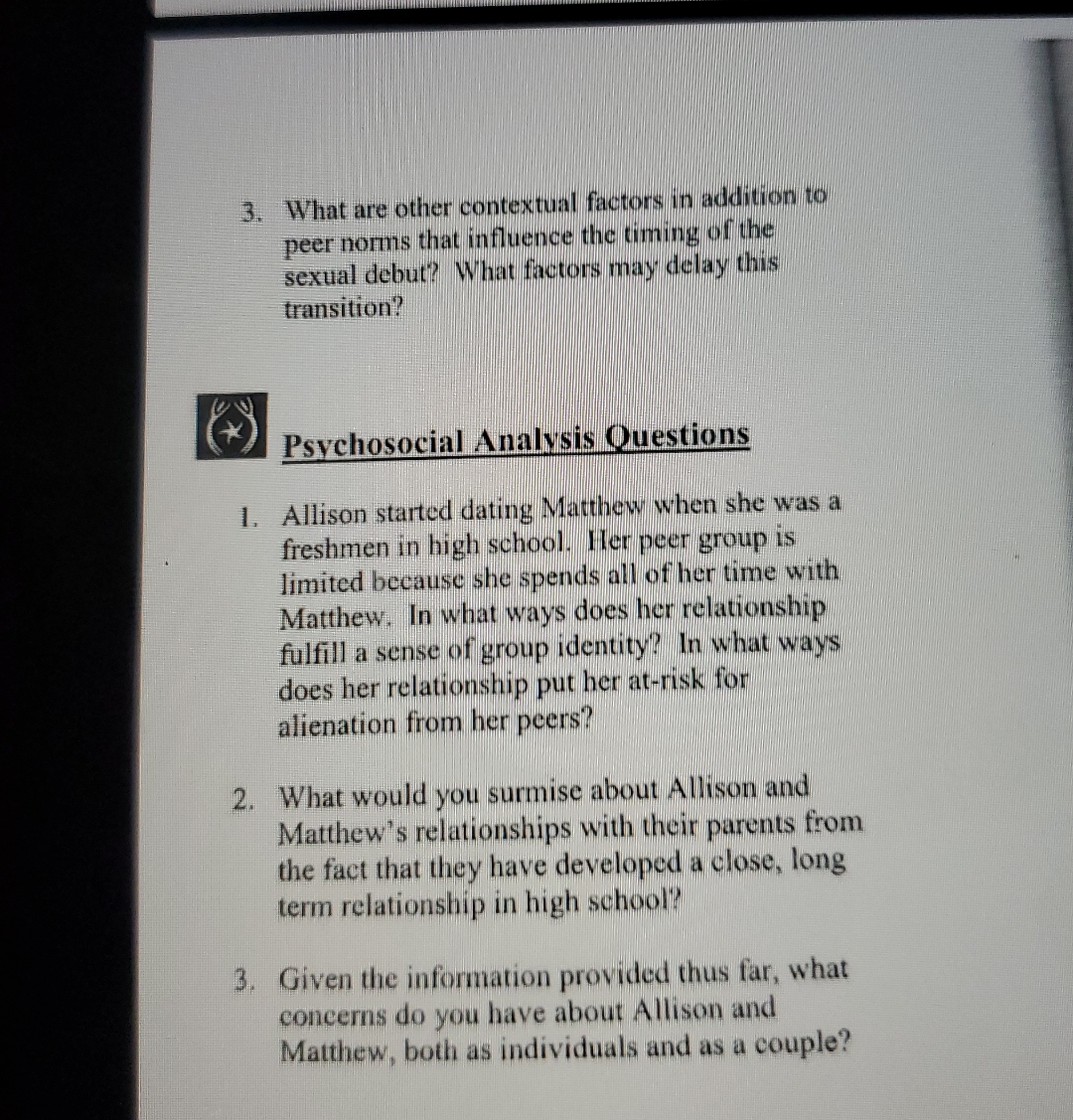 Solved What are other contextual factors in addition to peer | Chegg.com