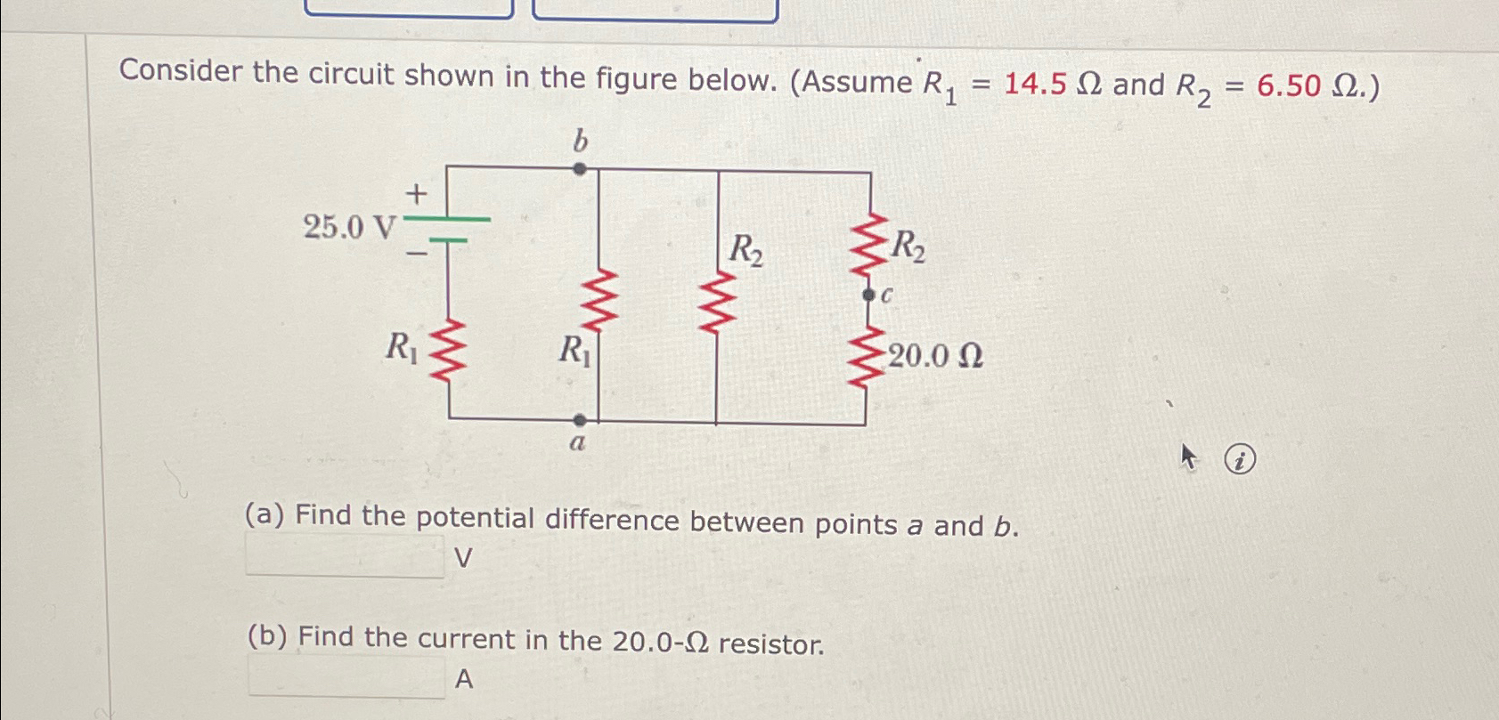 Solved Consider the circuit shown in the figure below. | Chegg.com