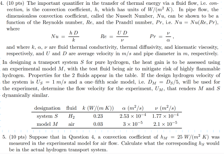 Solved The important quantifier in the transfer of thermal | Chegg.com
