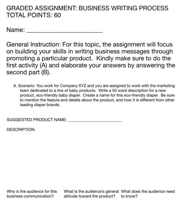 Solved For this topic, the assignment will focus on building | Chegg.com