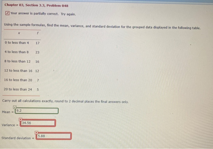 Solved Chapter 03, Section 3.3, Problem 048 Your answer is | Chegg.com