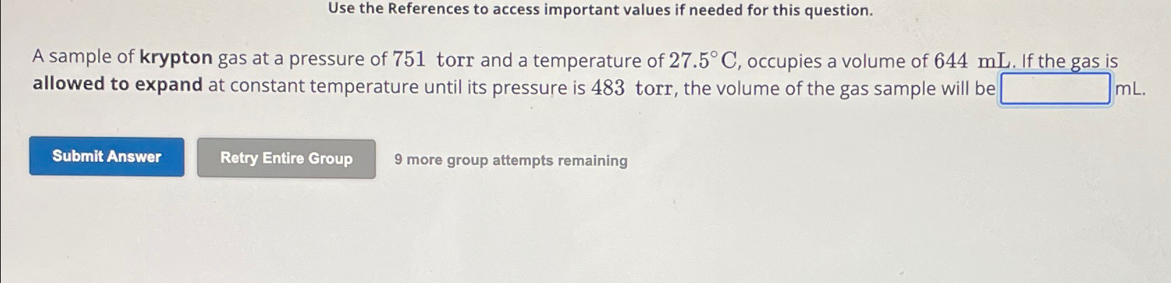 Solved Use the References to access important values if | Chegg.com
