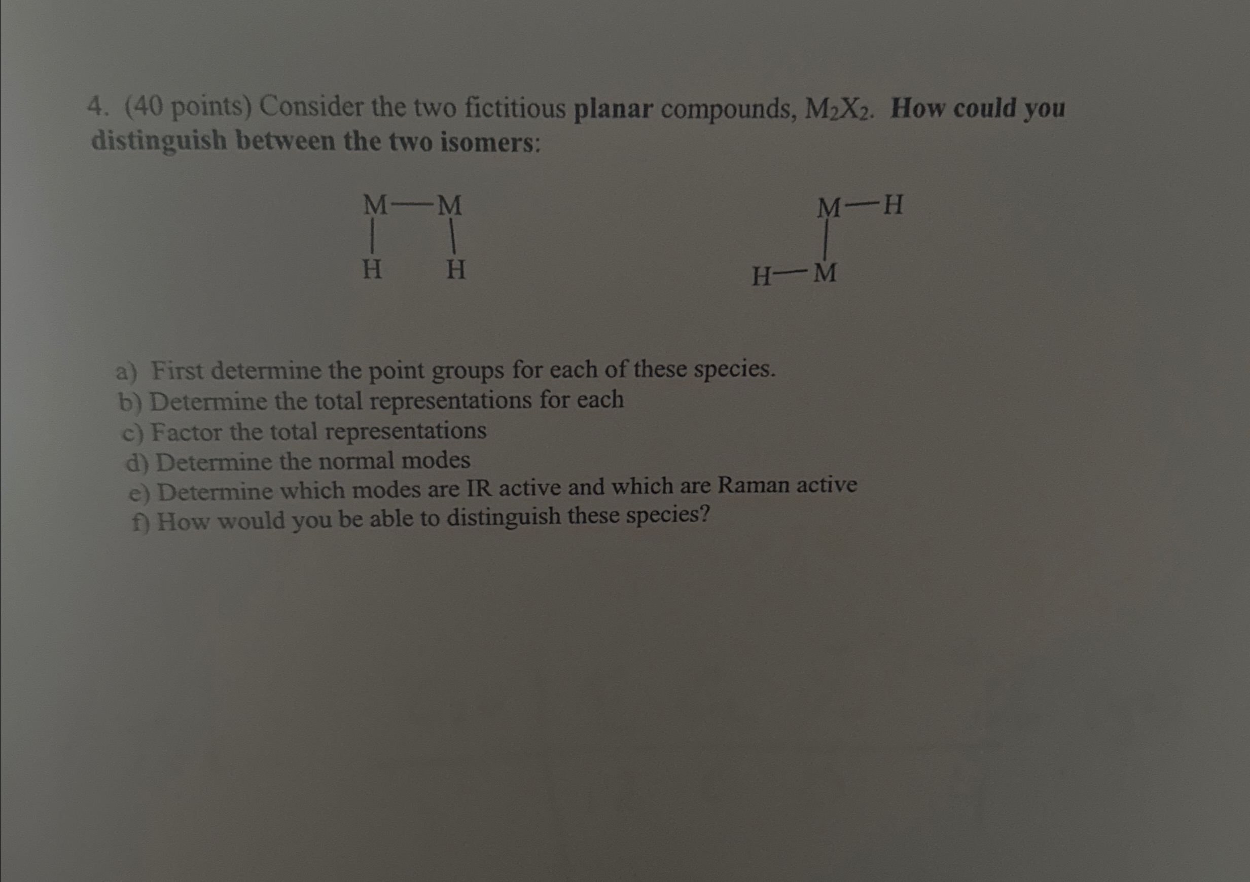Solved ( 40 ﻿points) ﻿Consider the two fictitious planar | Chegg.com