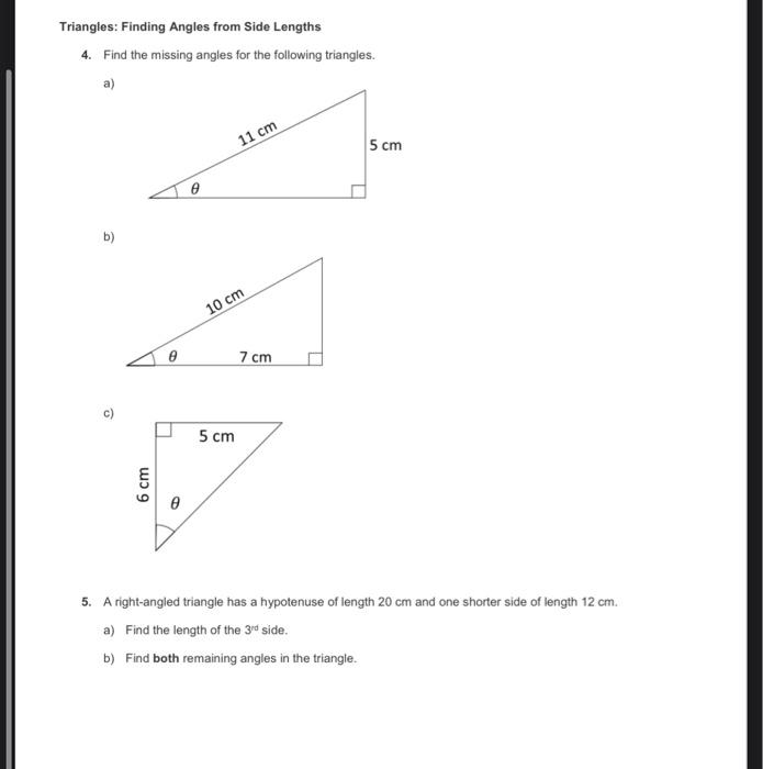 Solved Circles, Sectors and Basic Trigonometry Worksheet Arc | Chegg.com
