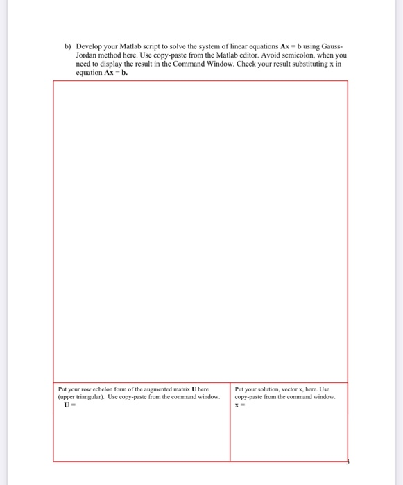 Solved Problem 1. (6 points) Develop the Matlab script | Chegg.com