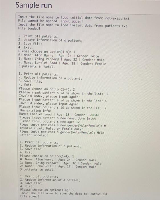 Solved Project Description You are to implement a program to | Chegg.com