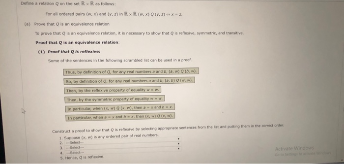 Solved: Let A = {a,b,c,d) And Define A Relation Ron A As F... | Chegg.com