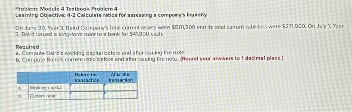 Solved Problem: Module 4 Textbook Problem 4 Learning | Chegg.com Solved Problem: Module 4 Textbook Problem 4 Learning | Chegg.com