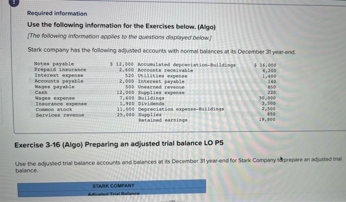 Solved Required information Use the following information | Chegg.com