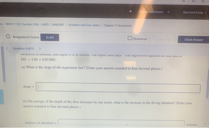 Solved Cher 5 Homewo Desmond Daley niv - MATH 1530 (Section | Chegg.com Solved Cher 5 Homewo Desmond Daley niv - MATH 1530 (Section | Chegg.com