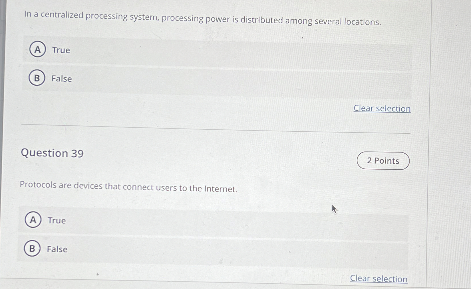 Solved In a centralized processing system, processing power | Chegg.com