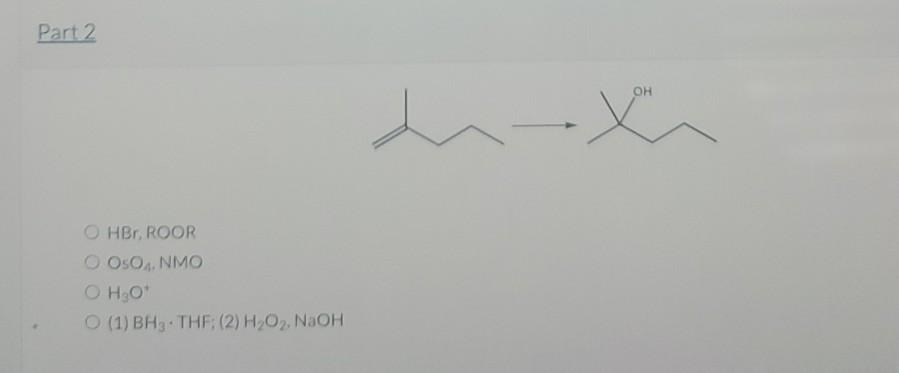 Solved Choose suitable reagents to perform each of the | Chegg.com