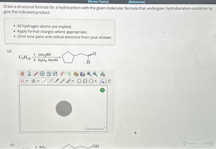 Solved Draw a structural formula for a hydrocarbon with the | Chegg.com