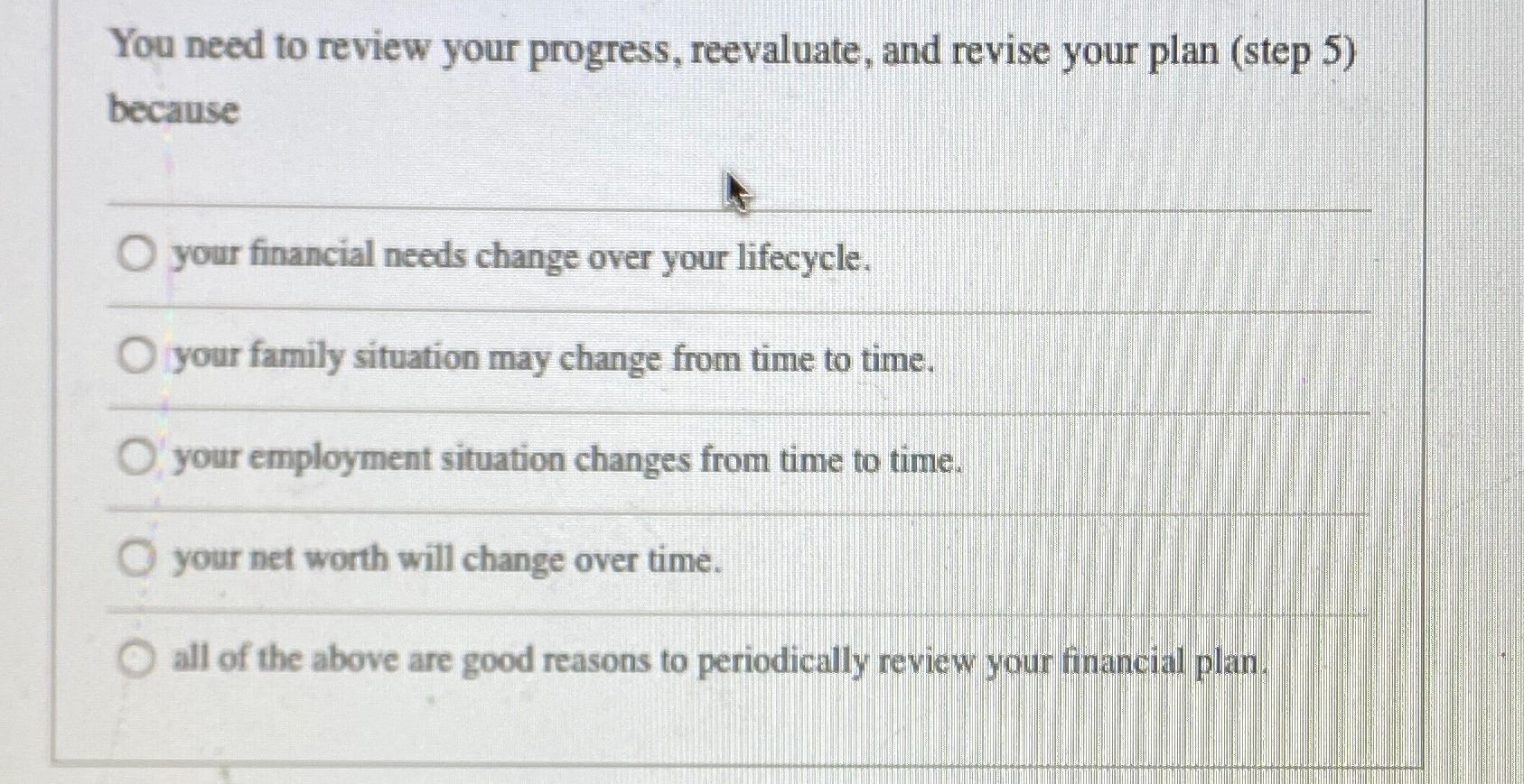 Solved You need to review your progress, reevaluate, and | Chegg.com