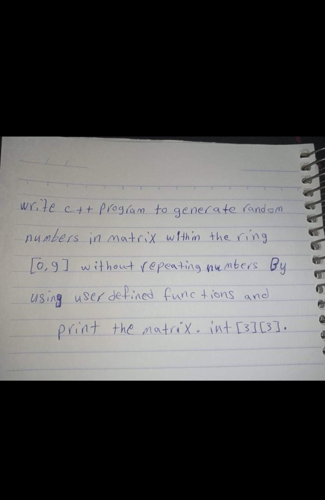 Solved Write C Program To Generate Random Numbers In