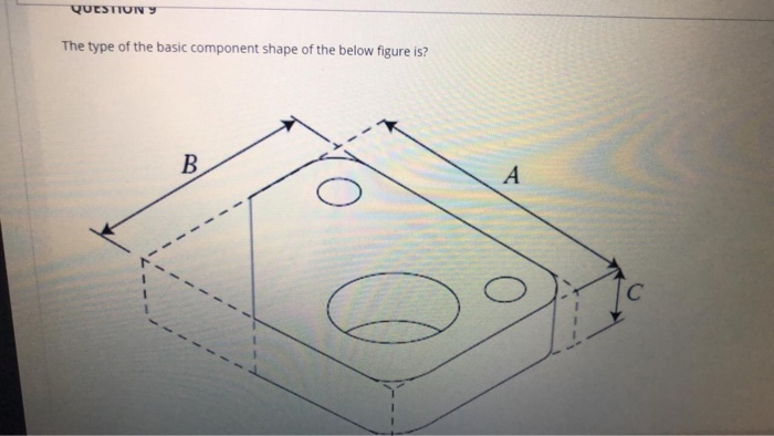 Solved QUESTIONS The type of the basic component shape of | Chegg.com