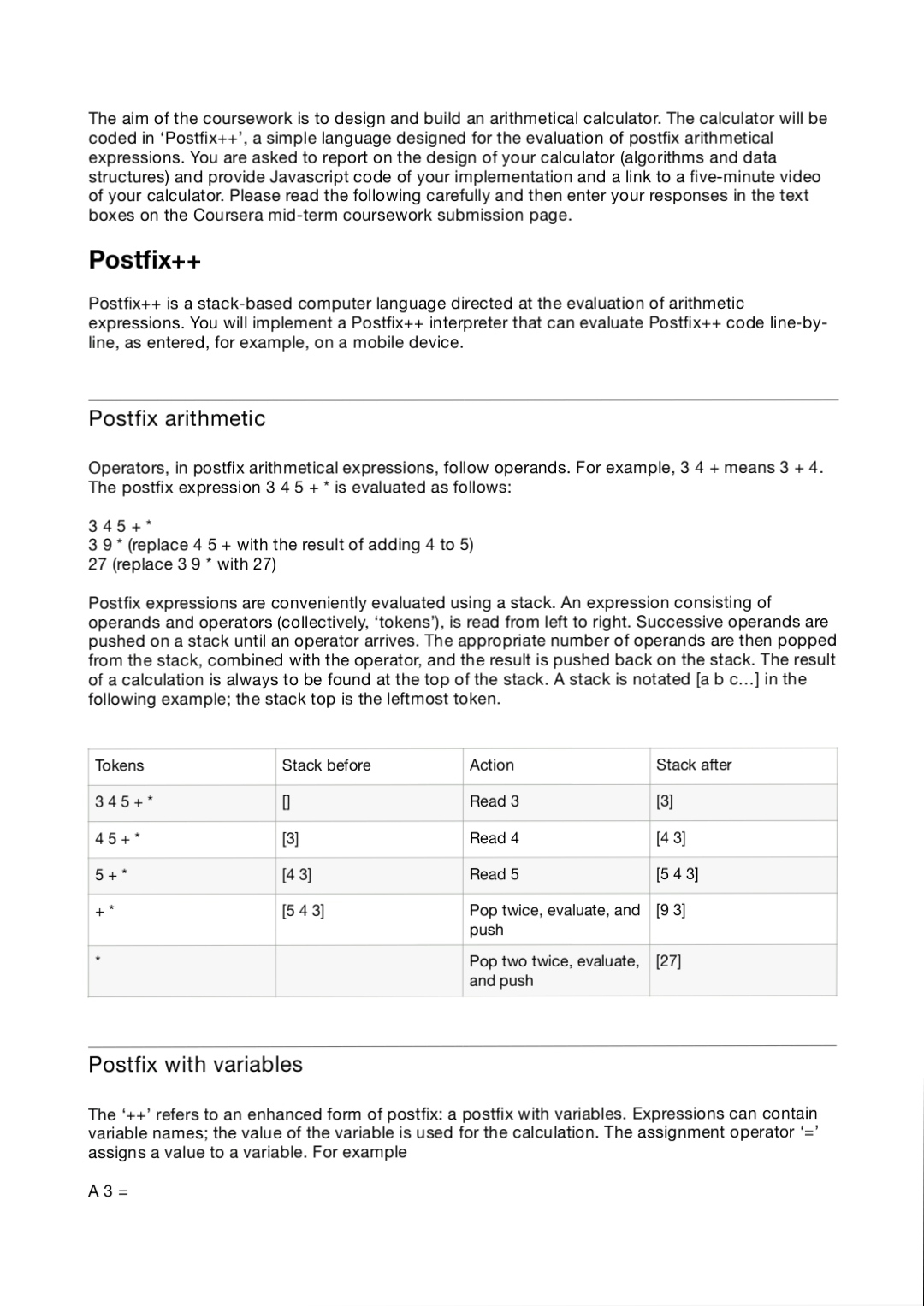 Solved The aim of the coursework is to design and build an | Chegg.com
