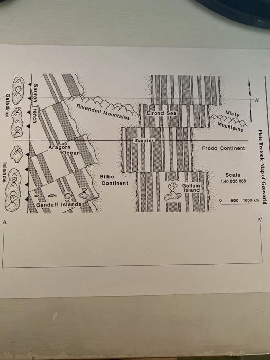 "Geoworld Plate Tectonics Lab time when sea spreading | Chegg.com