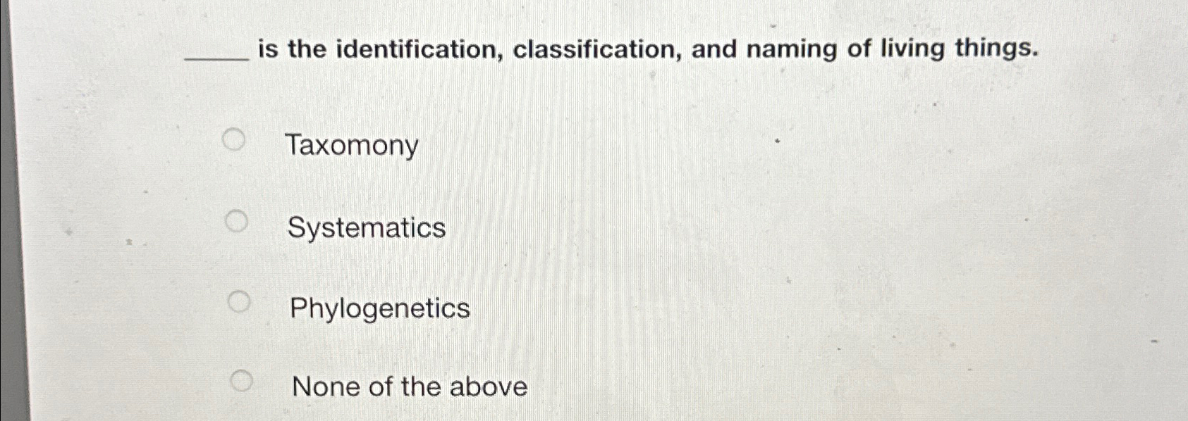 Solved is the identification, classification, and naming of | Chegg.com