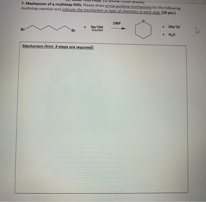 Solved IURUV TUUN VUR 7. Mechanism of a multistep RXN. | Chegg.com