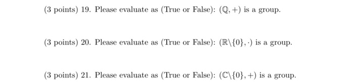 Solved A Semigroup Is A Nonempty Set S Together With A 