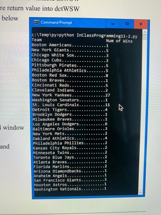 Solved Create the following program to display baseball | Chegg.com