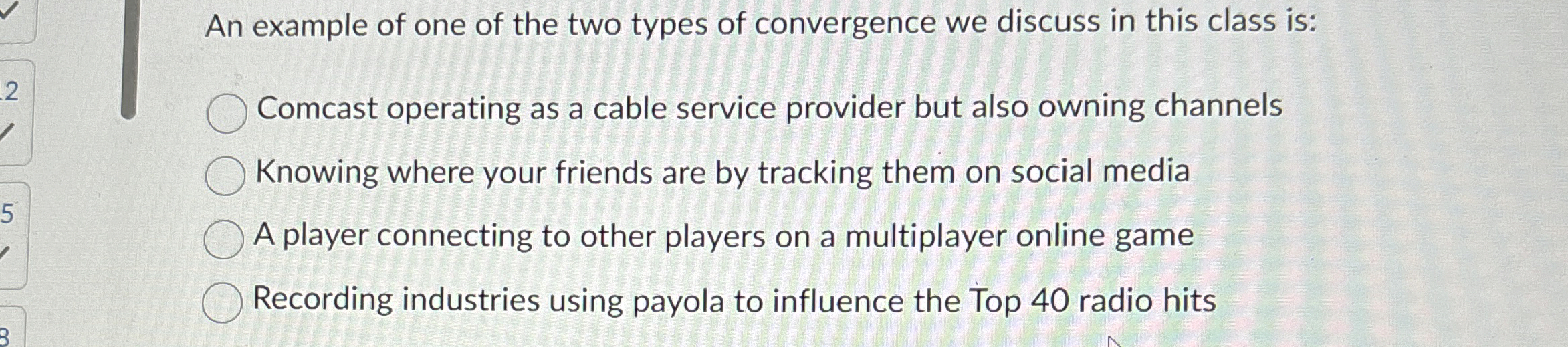 Solved An example of one of the two types of convergence we | Chegg.com