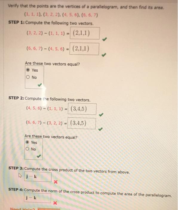 Solved Verify that the points are the vertices of a | Chegg.com