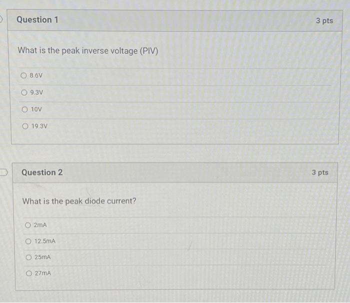 Solved For bridge rectifier circuit below, the input | Chegg.com