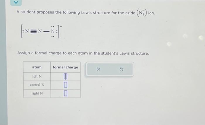 Solved A student proposes the following Lewis structure for | Chegg.com