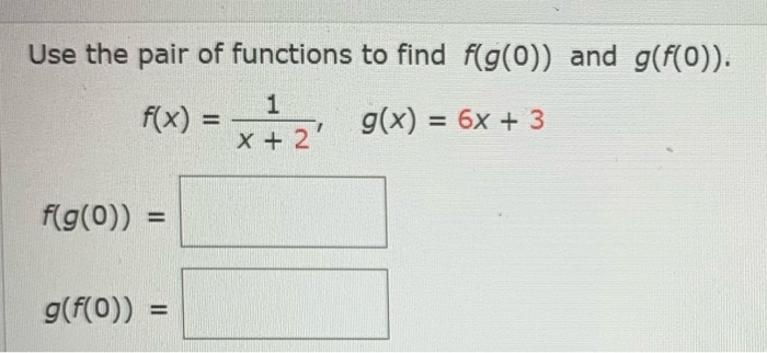 Solved Use the function values for fand g shown in the table | Chegg.com