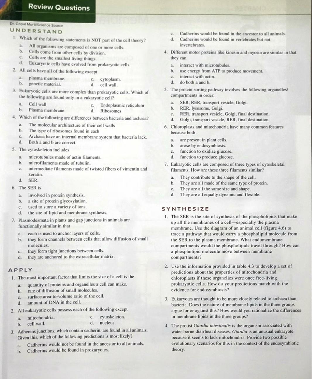 Solved UNDERSTAND 1. Which of the following statements is | Chegg.com