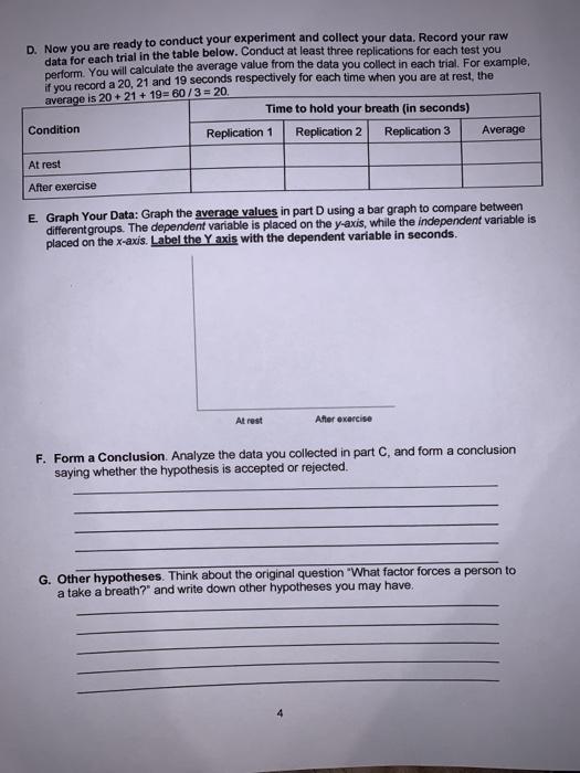 Solved Table 1.1 Example observation about the Human Body | Chegg.com
