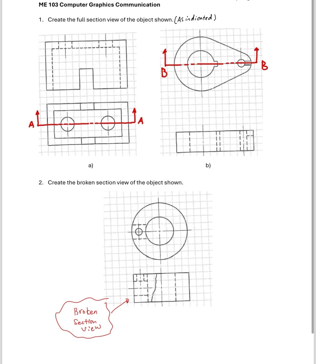 Solved Can you draw and show me ME 103 Computer Graphics | Chegg.com Solved Can you draw and show me ME 103 Computer Graphics | Chegg.com