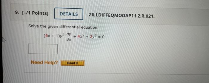 Solved dp Consider the differential equation - RP) where dt | Chegg.com