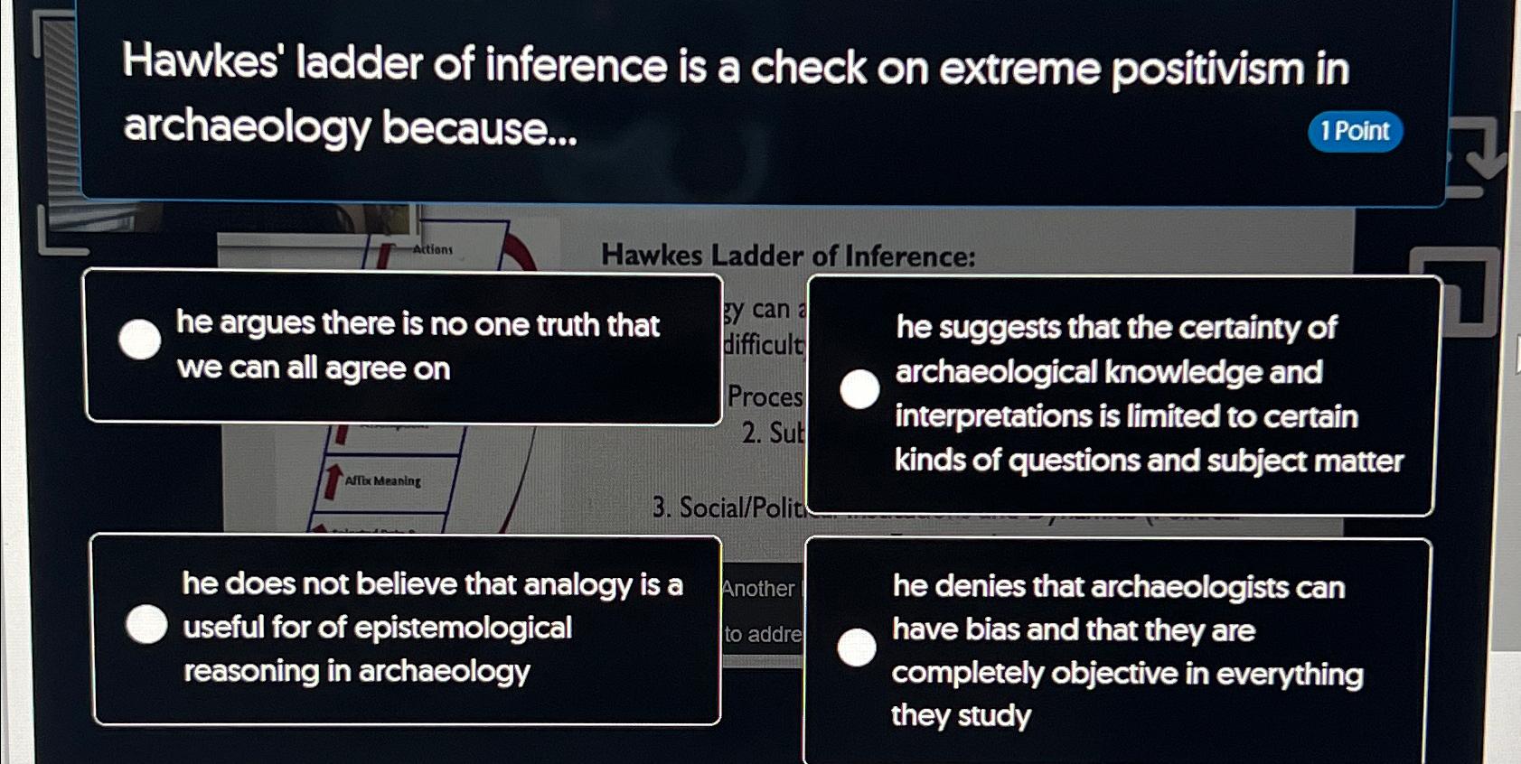 Hawkes Ladder Of Inference Is A Check On Extreme