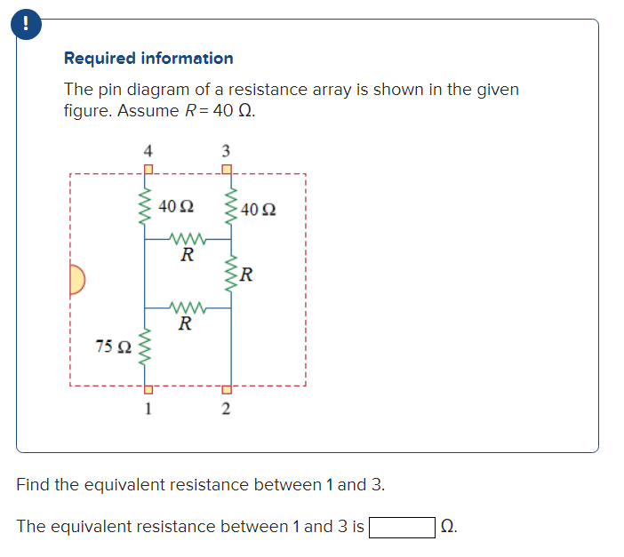 Solved The pin diagram of a resistance array is shown in the | Chegg.com