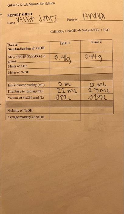 Solved C3H5KO4+NaOH2→NaC2H4KO4+H2O | Chegg.com
