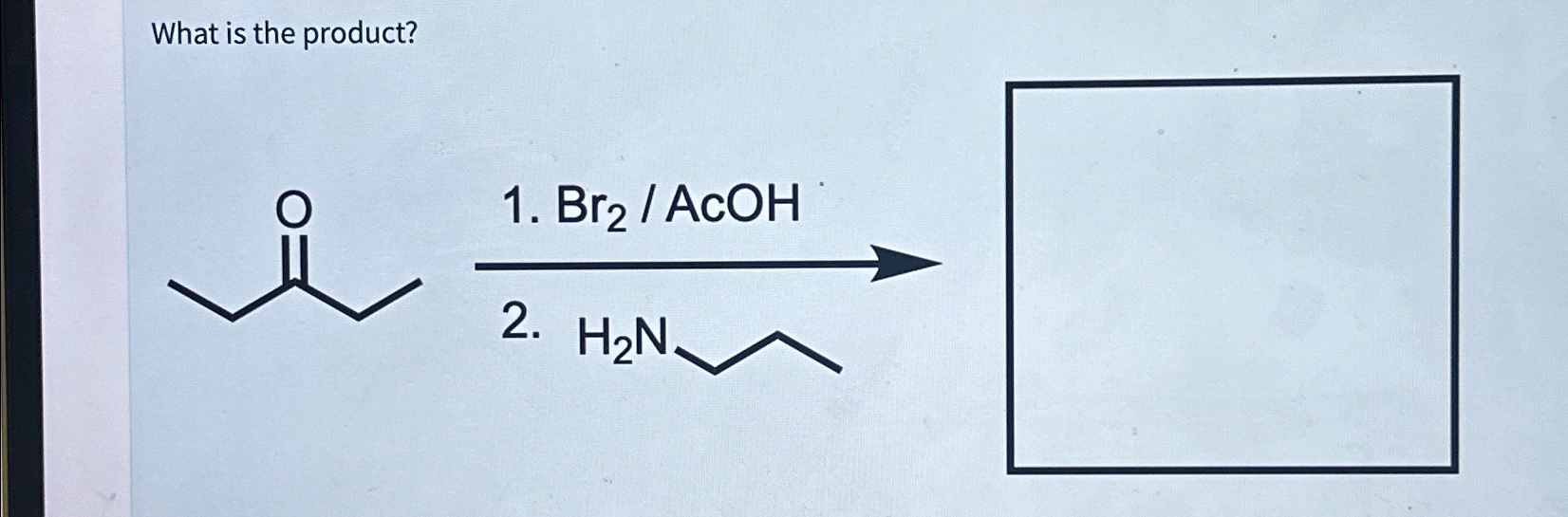 Solved What is the product?Br2AcOH | Chegg.com