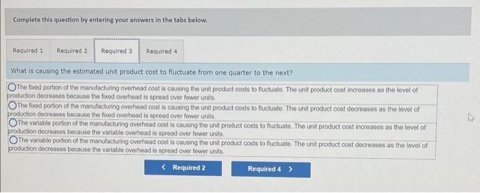 Solved Exercise 2-11 (Algo) Varying Plantwide Predetermined | Chegg.com