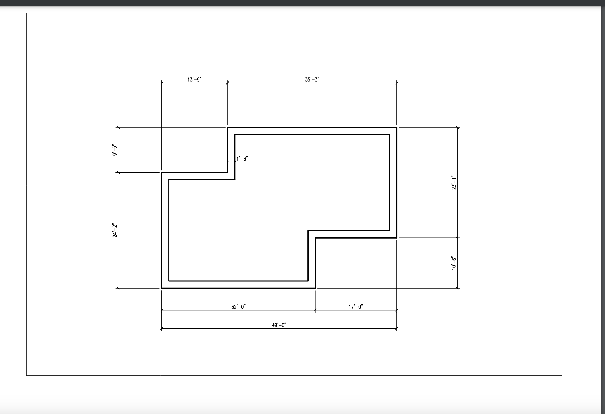 Solved Calculate the Centerline Perimeter of the attached | Chegg.com