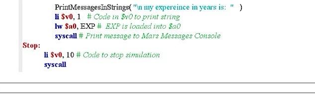 Solved .data \# data segment Message: .asciiz \%messagehere | Chegg.com