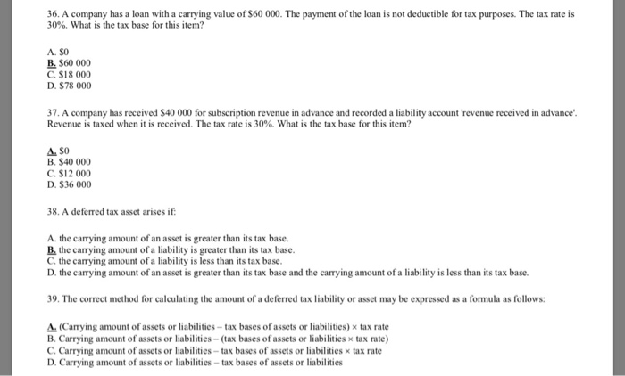 Solved 30. A deductible temporary difference is one that | Chegg.com