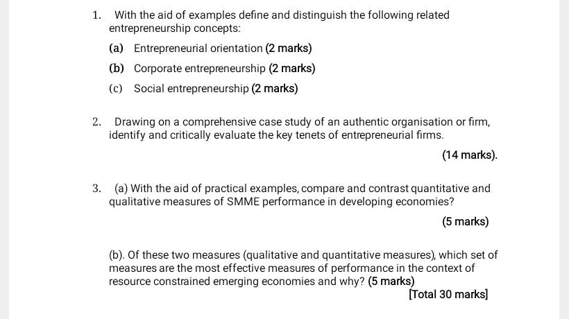 1. With the aid of examples define and distinguish | Chegg.com