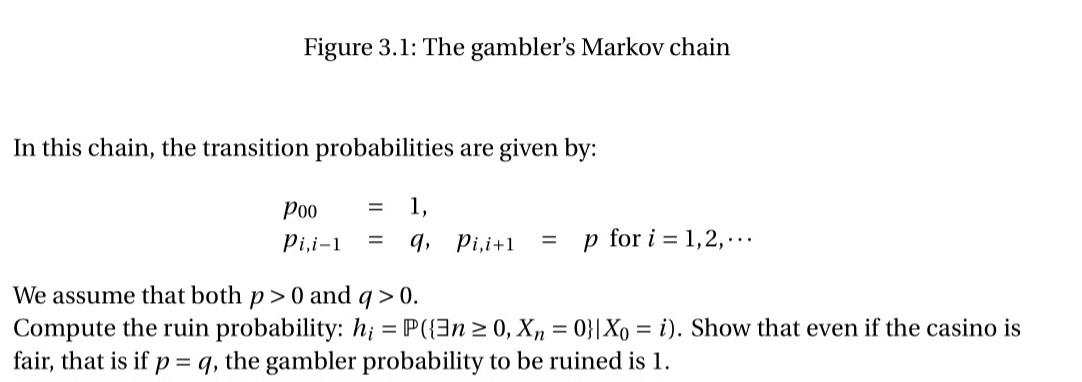 Solved 1 Some Computations Consider the Markov chain with | Chegg.com